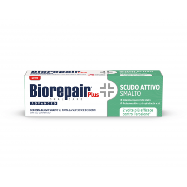 Dantų pasta BIOREPAIR® PLUS ADVANCED ACTIVE SHIELD, 75 ml.